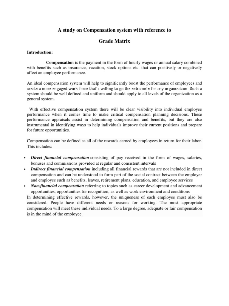 Grade Matrix Project | PDF | Business Process Outsourcing | Employment