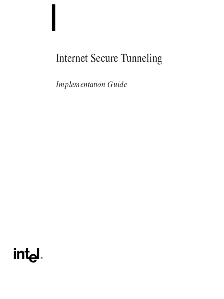 Internet Secure Tunneling: Implementation Guide | PDF | Router ...