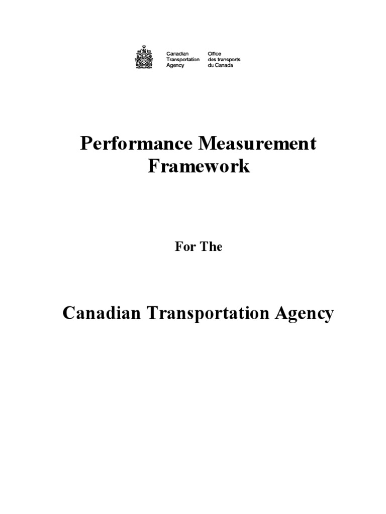Performance Measurement Framework Overview | PDF