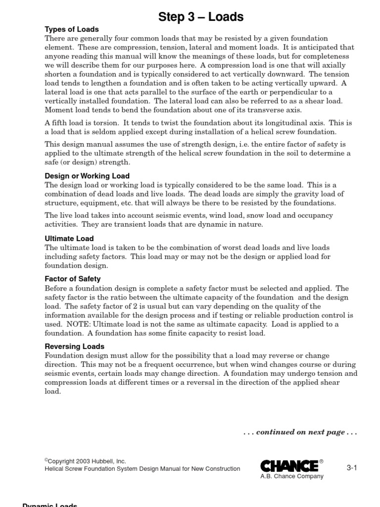 Step 3 Loads | PDF | Structural Load | Screw