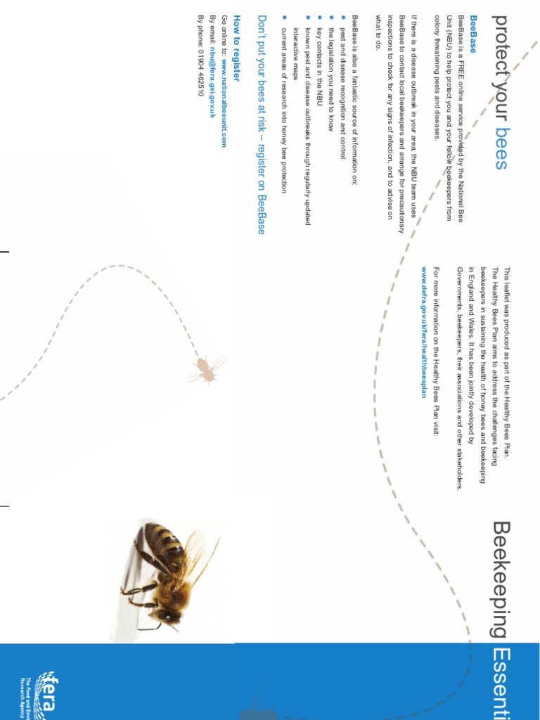 Beekeeping Essentials Leaflet | Beekeeping | Honey Bee