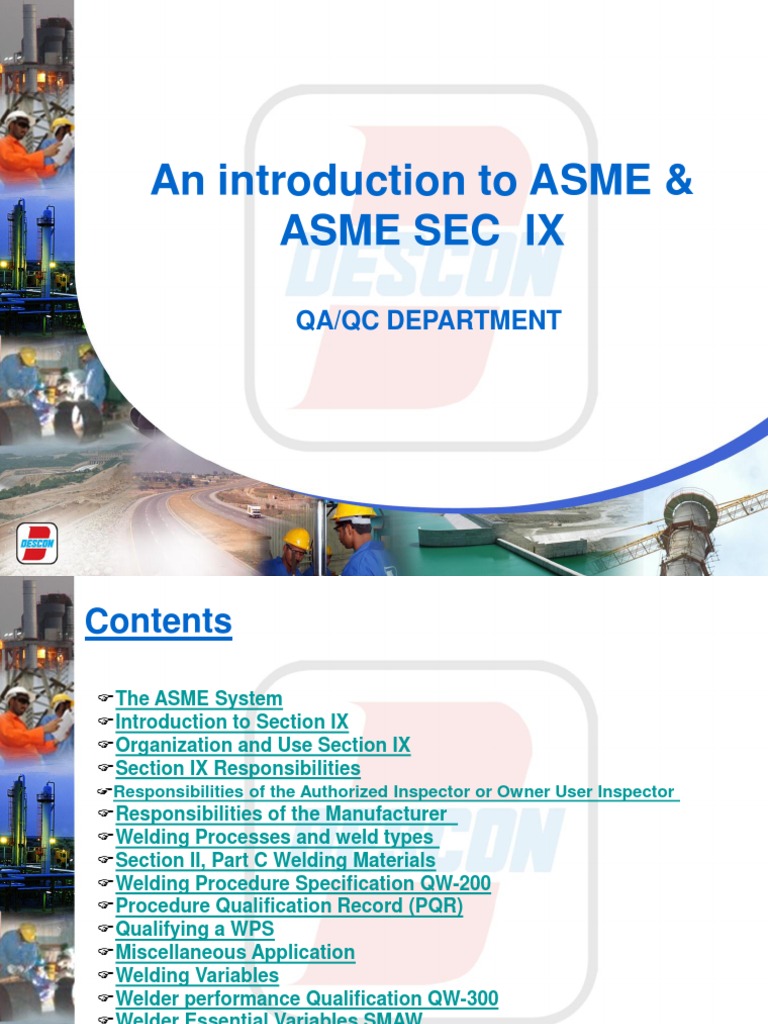 ASME Section IX - Updated | PDF | Welding | Construction