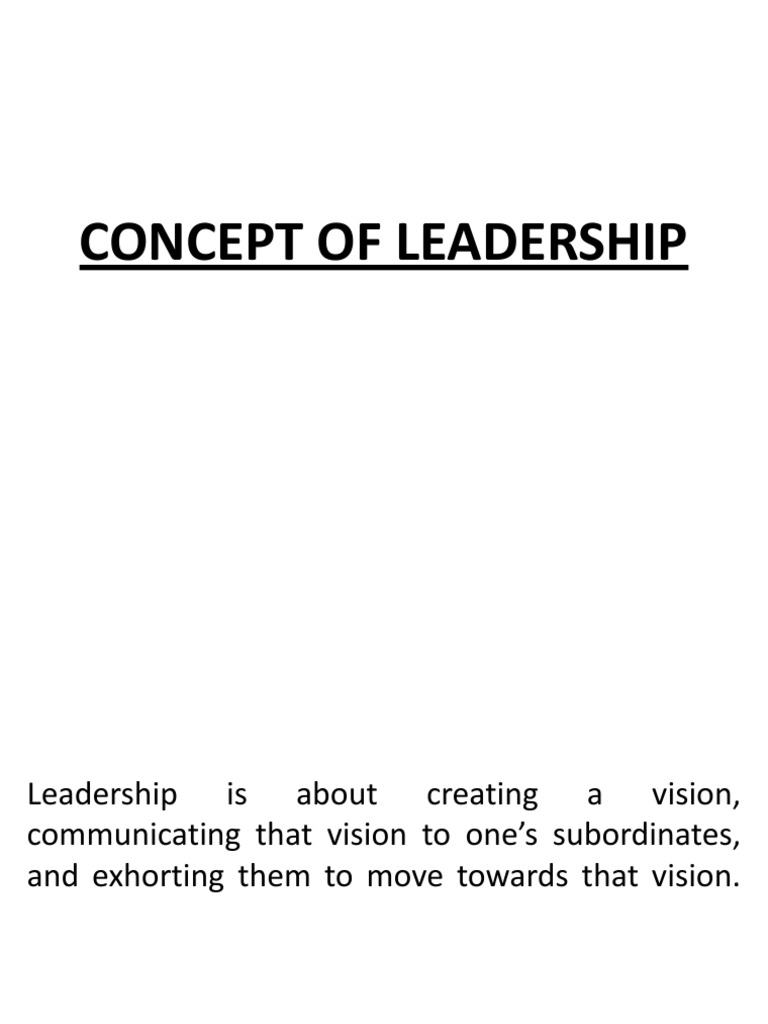 10. Concept of Leadership | Leadership | Leadership & Mentoring
