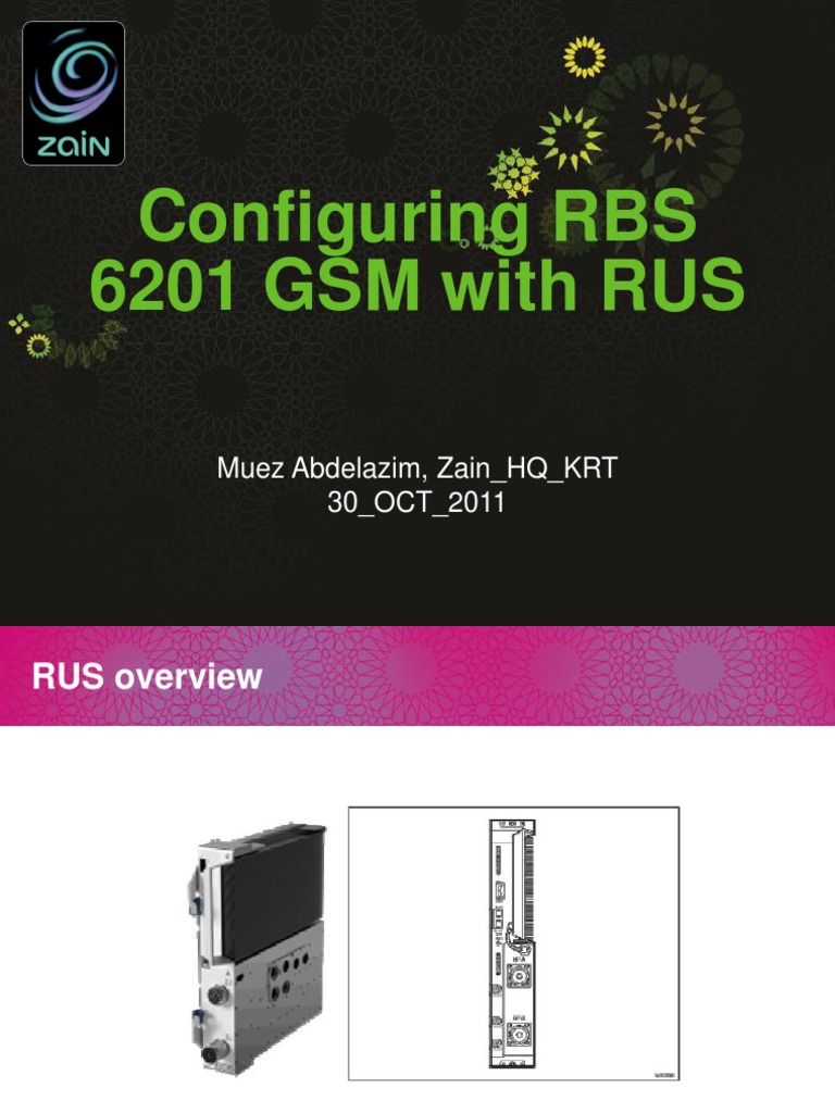 Configuring RBS 6201 GSM With RUS | PDF | Digital Technology ...