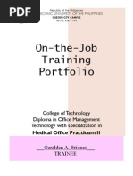 OJT reflection Paper | Business | Business