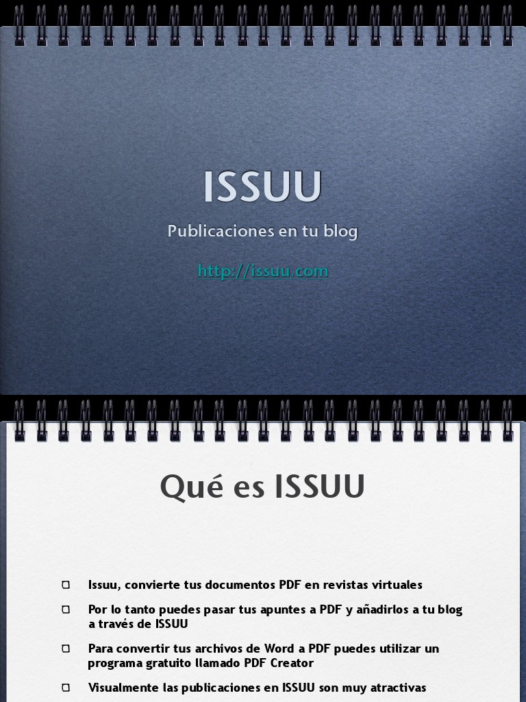Cómo usar ISSUU para publicar PDF | PDF