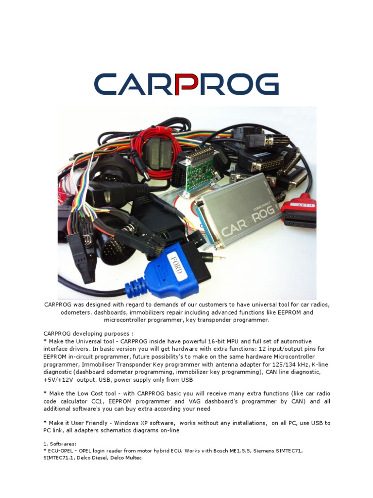 CarProg Manual | Download Free PDF | Airbag | Volkswagen