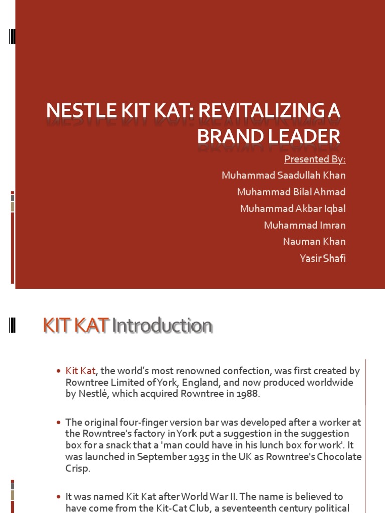 Kit Kat Marketing Strategy | PDF | Advertising | Foods