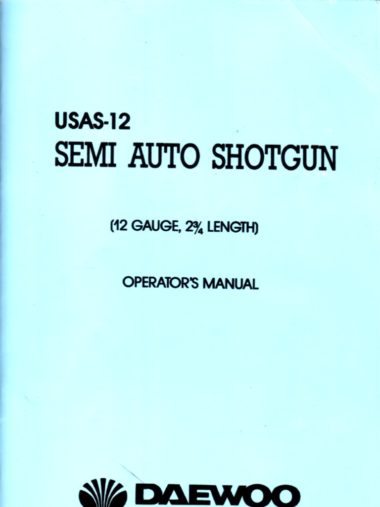 Daewoo USAS-12 Shotgun | PDF