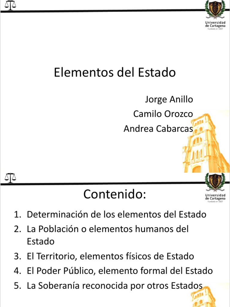 Elementos Del Estado | PDF