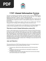 Alumni Management System Report | PDF | Databases | Operating System