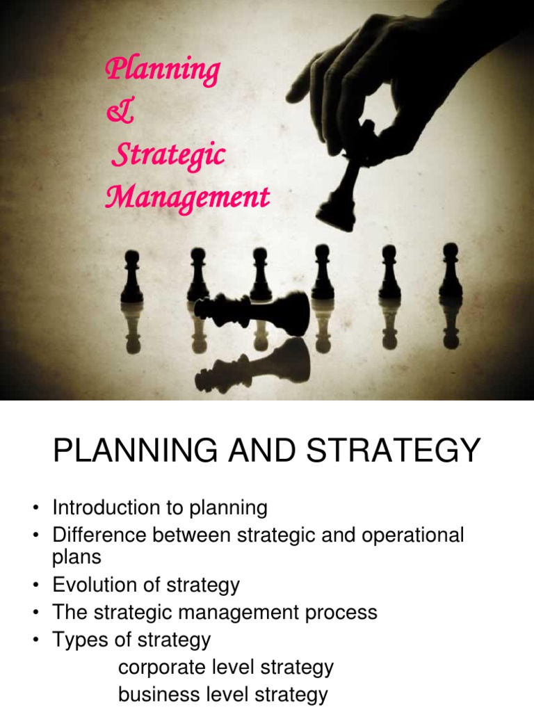 Strategic Planning and Management Guide | PDF | Business