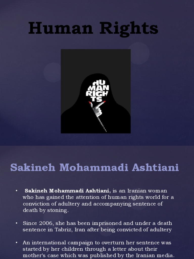 Sakineh Ashtiani: Human Rights Case | PDF