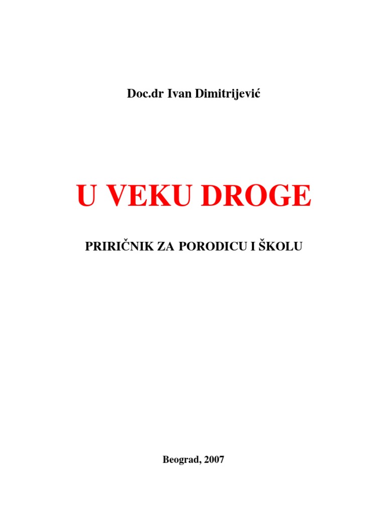 DR Ivan Dimitrijevic U Veku Droge | PDF