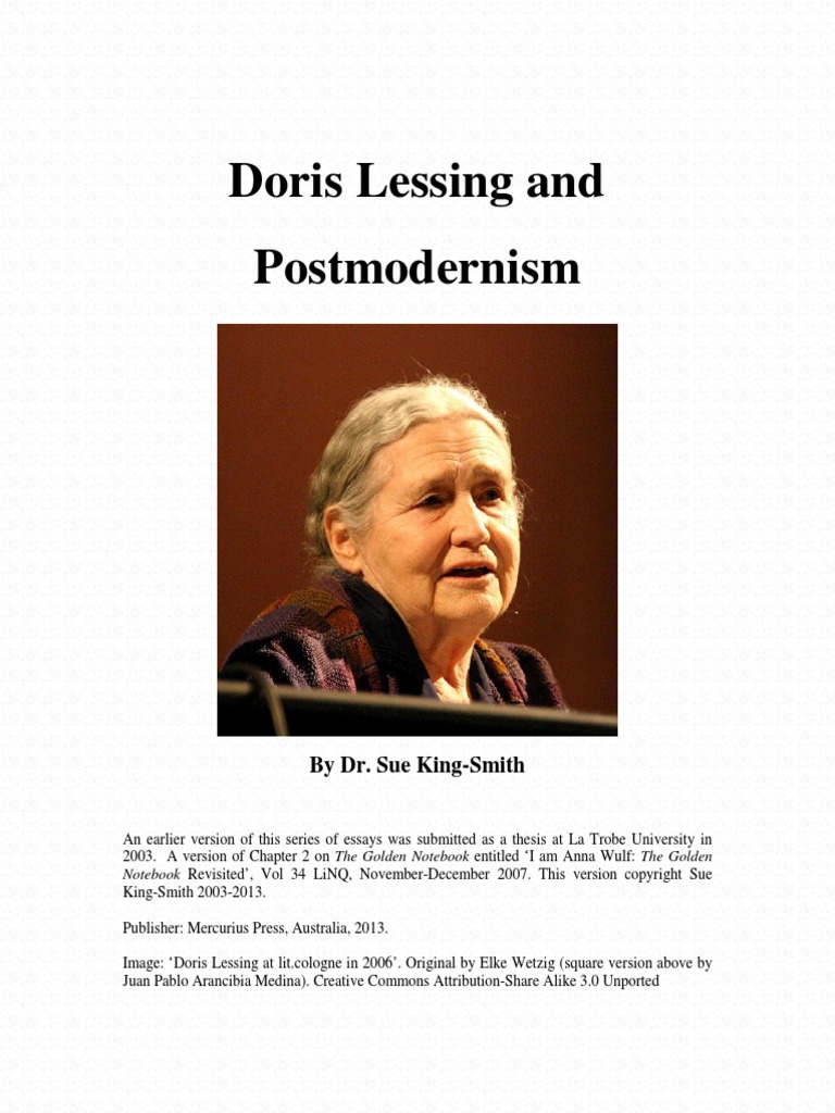 Doris Lessing and Postmodernism | PDF | Postmodernism | Postmodern ...