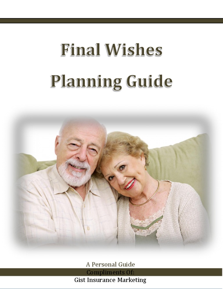 Gist Final Wishes Planning Guide Template3couplesenior | PDF