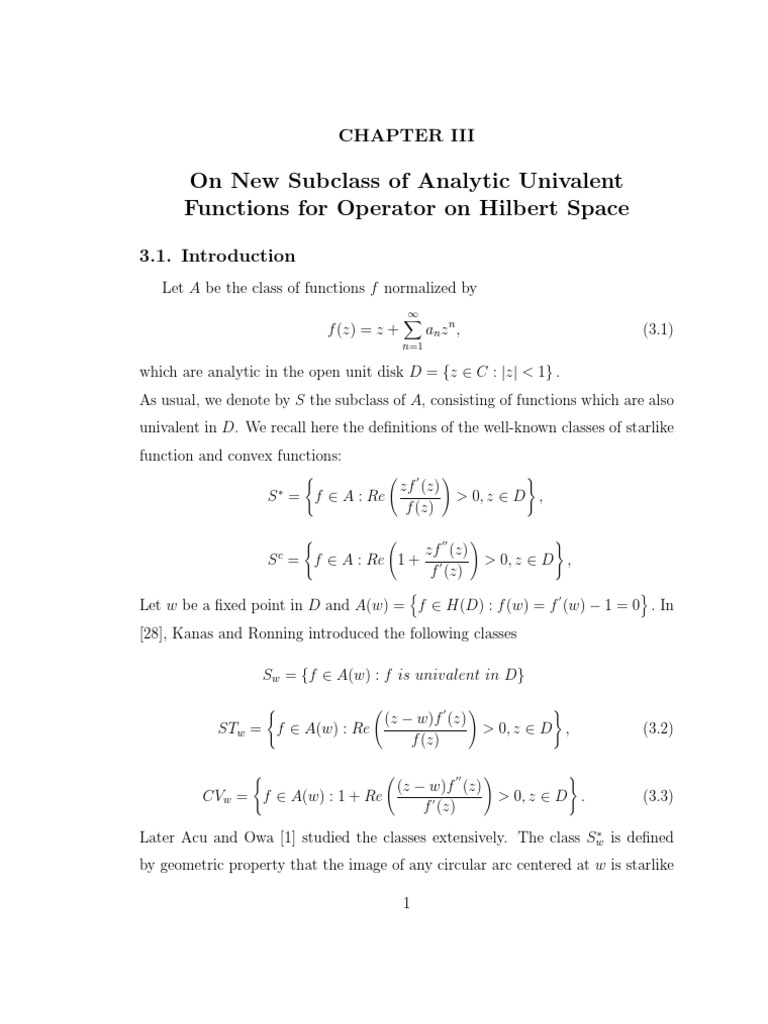 Chapter 3 | PDF | Holomorphic Function | Mathematical Relations