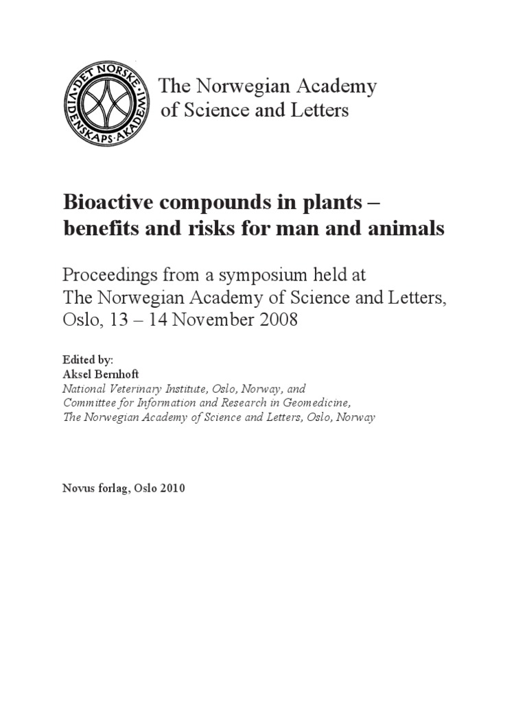 Bioactive Compounds in Plants | PDF | Metabolism | Opium
