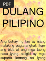 Modyul Sa Dula at Dulaang Filipino PDF | PDF