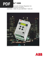 Abb Unitrol 6080 Excitation System | PDF | Electrical Grid | Electric ...