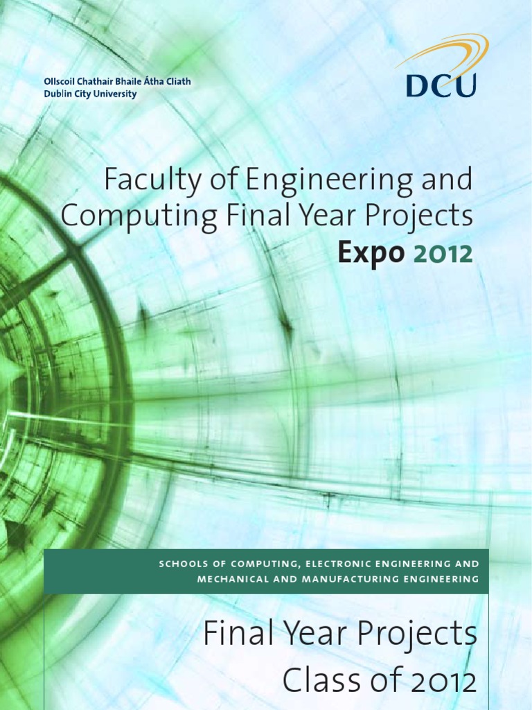 Final Year Projects - Class of 2012 | Engineering | Mechanical Engineering
