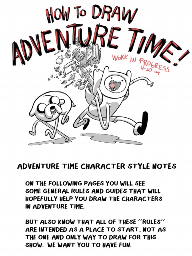 How To Draw Adventure Time | PDF