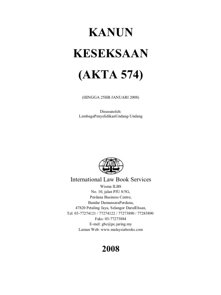 Kanun Keseksaan Akta 574 | PDF