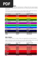 LBCS Color Codes | PDF | Rgb Color Model | Color