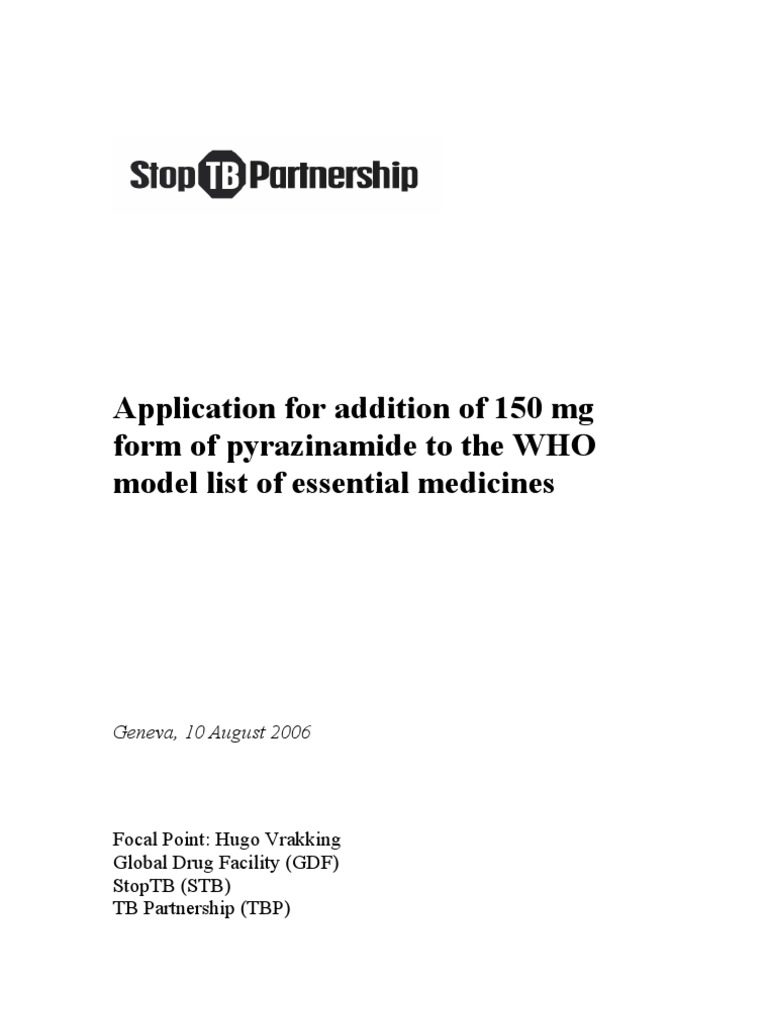 Pyrazinamide | PDF | Tuberculosis | Infection