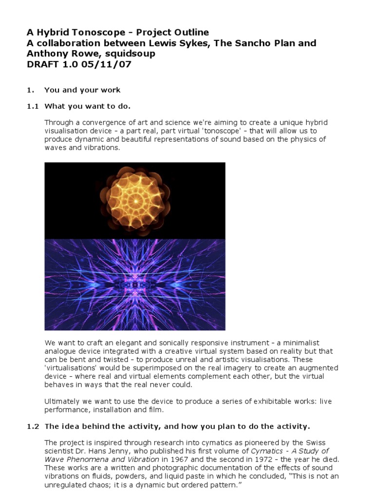 Hybrid Tonoscope v1.0 | PDF | Sound | Nature