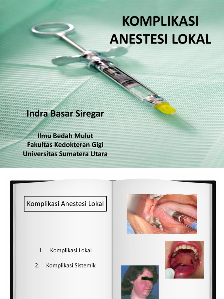 Komplikasi Anestesi Lokal 1 | PDF