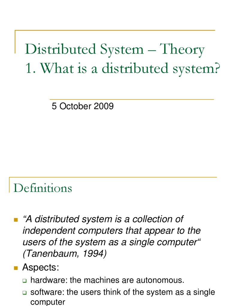 Distribution System | PDF | Distributed Computing | Component Based Software Engineering
