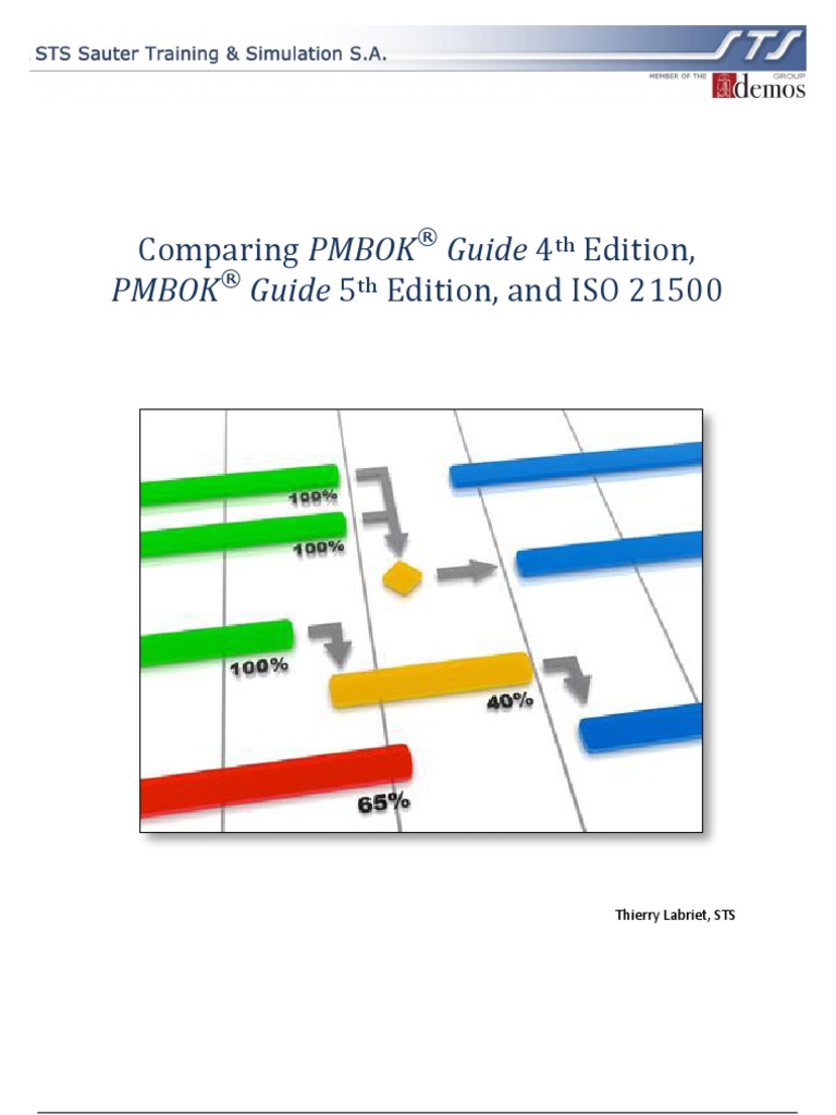 Comparing PMBOK 4and 5th Edition | PDF
