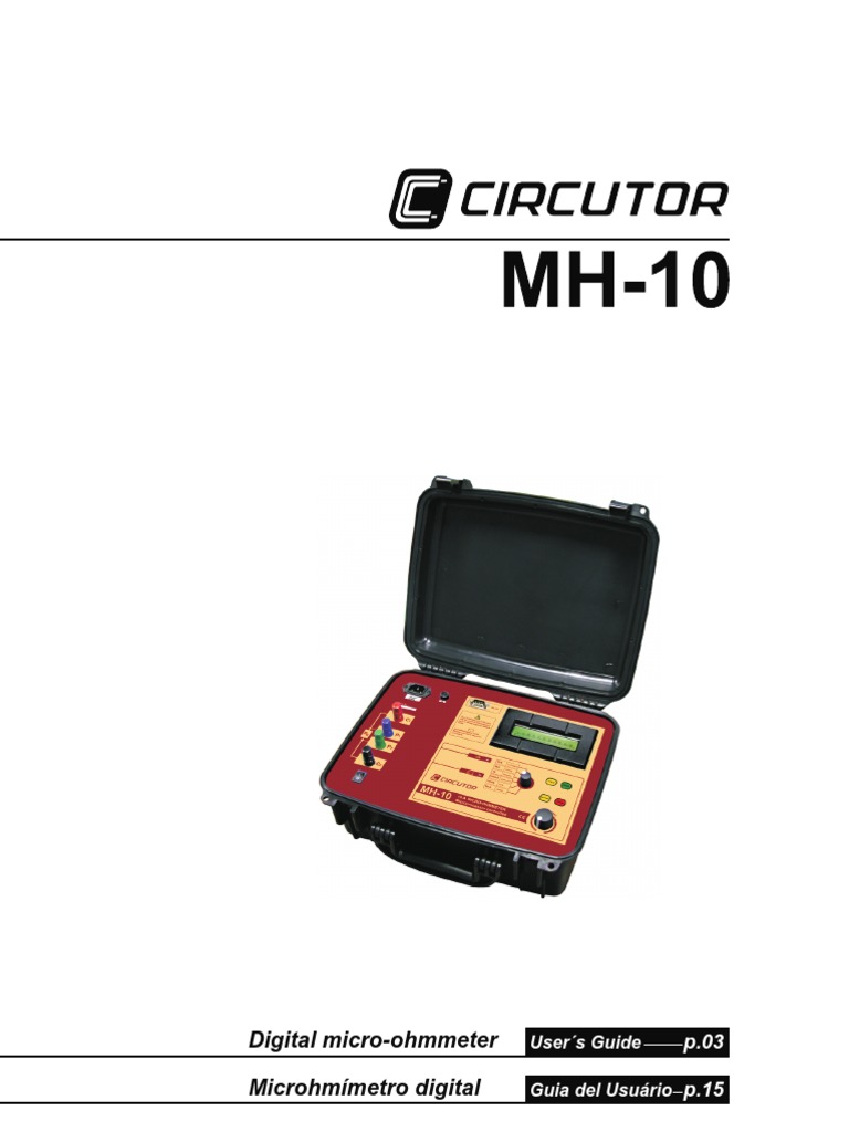 Micro Ohmmeter Manual | PDF | Electric Current | Electrical Resistance ...