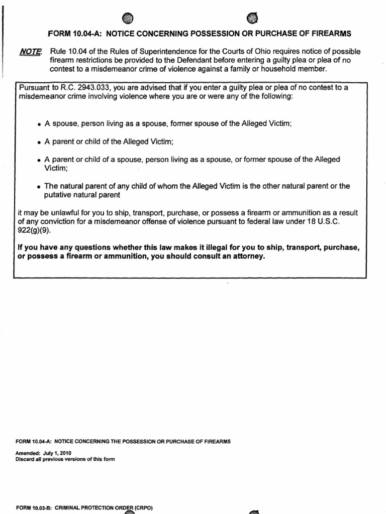 Weatherspoon Temporary Protective Order | PDF | Restraining Order | Arrest