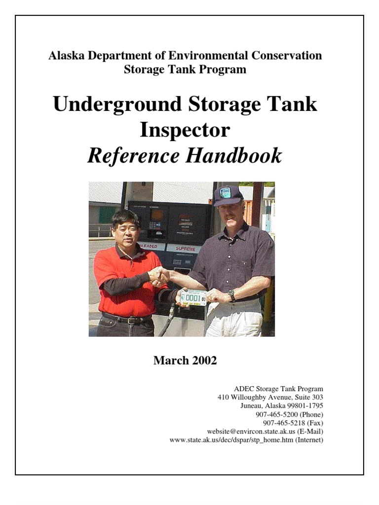 ADEC UST Inspector Handbook 2002 | PDF | Technology & Engineering