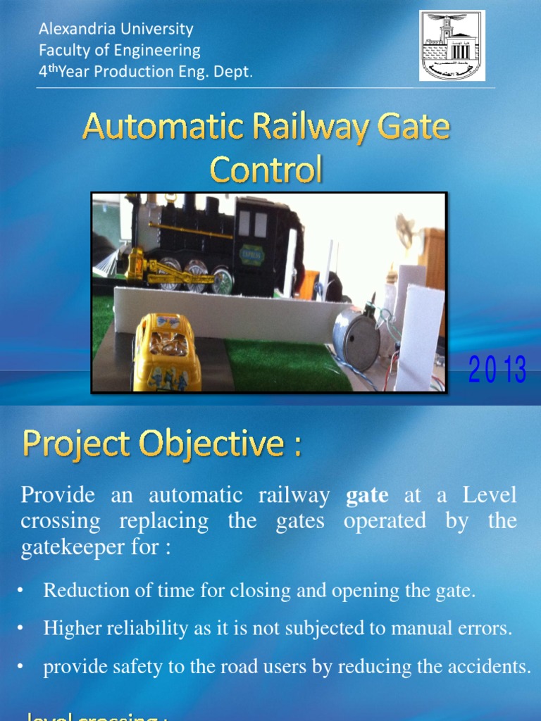 Automatic Railway Gate Control | PDF | Microcontroller | Infrared