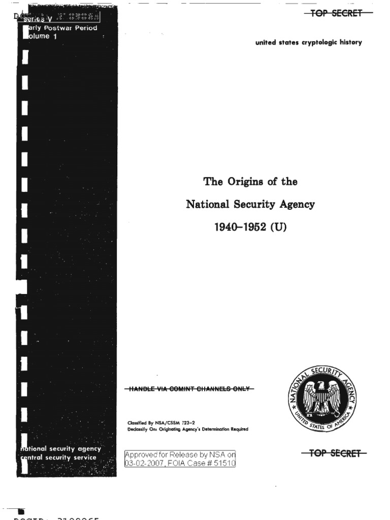 origins_of_nsa.pdf | Signals Intelligence | National Security Agency