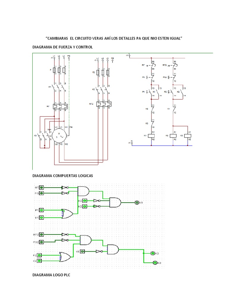 Diagrama de Fuerza y Control | PDF