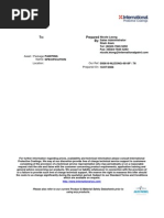 Paint Inspection DFT Measurement Report: Copy To: Operation Eng ...