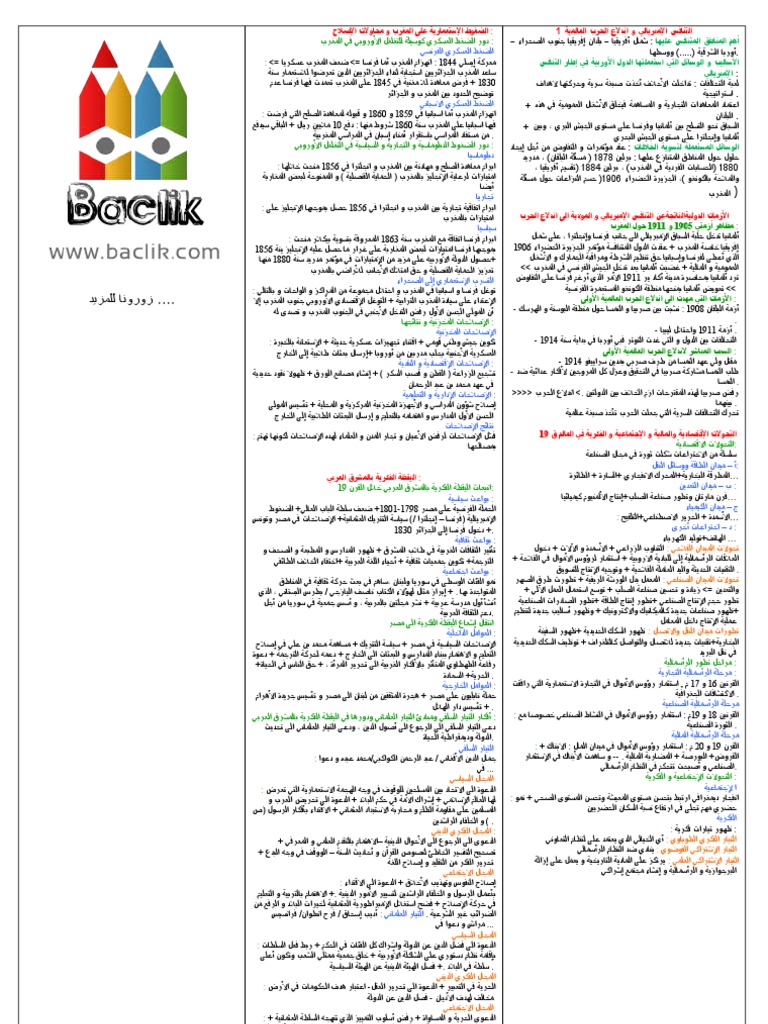 Ne9la 1bac Hist | PDF
