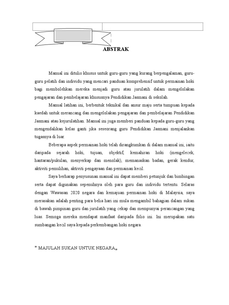 Panduan Peraturan Permainan Hoki | PDF | Olahraga & Rekreasi