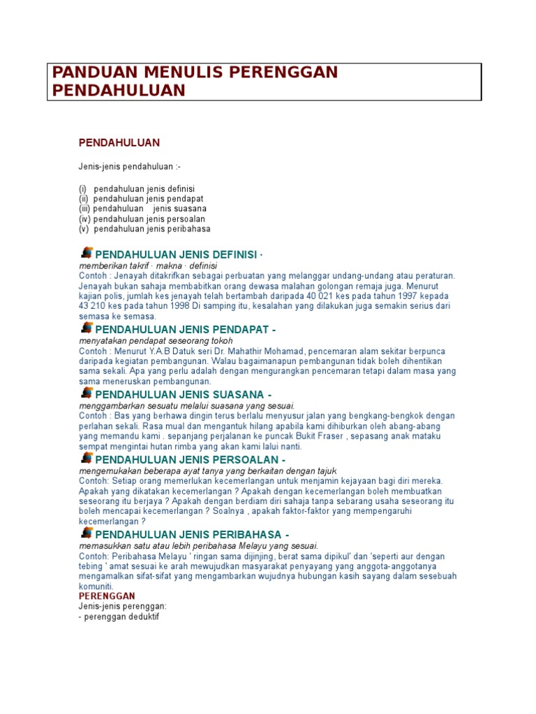 Nota Bahasa Melayu SPM | PDF