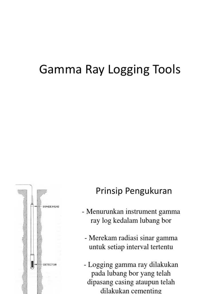 Gamma Ray Logging Tool Overview | PDF