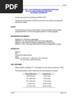 ASTM D4791: Coarse Aggregate Particle Test | PDF | Sampling (Statistics ...