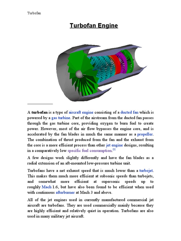 Turbofan Engine | PDF | Jet Engine | Rocket