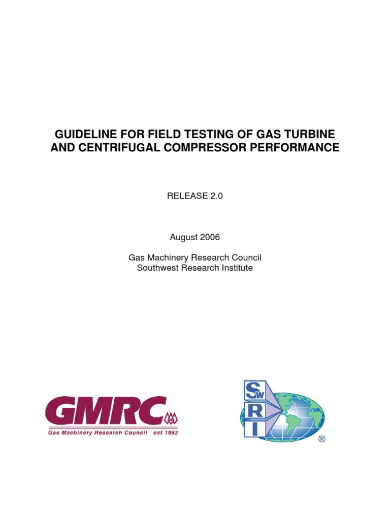 Gas Turbine Testing Guidelines | PDF | Gas Compressor | Gas Turbine