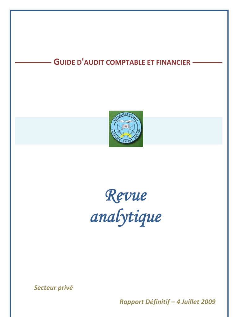 6 Revue Analytique PDF | PDF | Ratio financier | Comptabilité financière