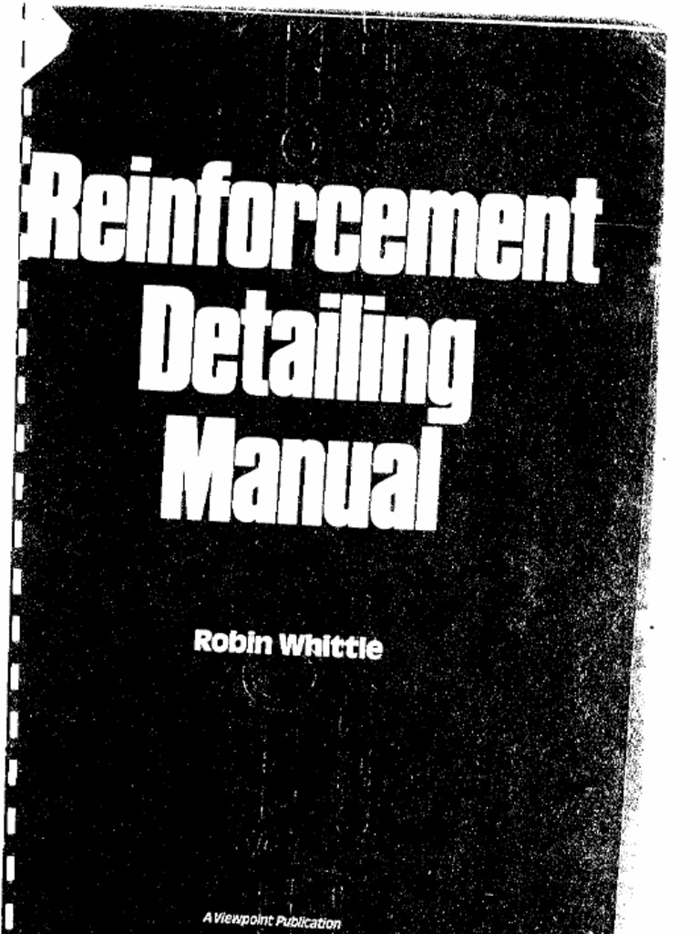 Reinforcement Detailing Manual 1 | PDF