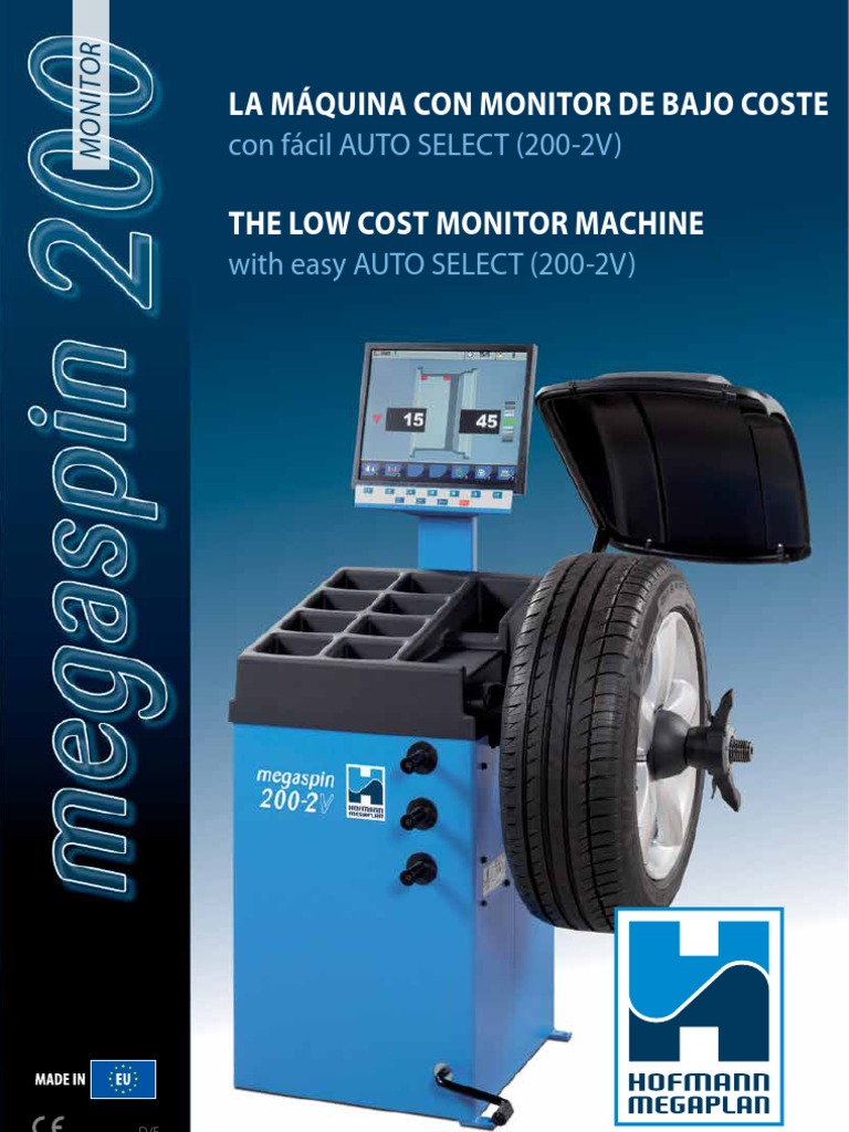 Megaspin 200-2V PDF | PDF | Vehículos | Ingeniería mecánica